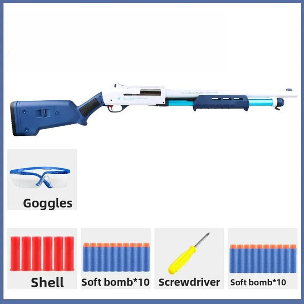 BLG M870 Remington Shotgun Shell Ejection Soft Bullet Gun - Toy Gun ...