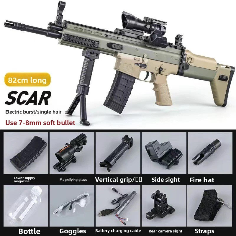 TG SCAR Electric Burst Gel Blaster Toy Gun - Assault Rifle – AKAG TOY