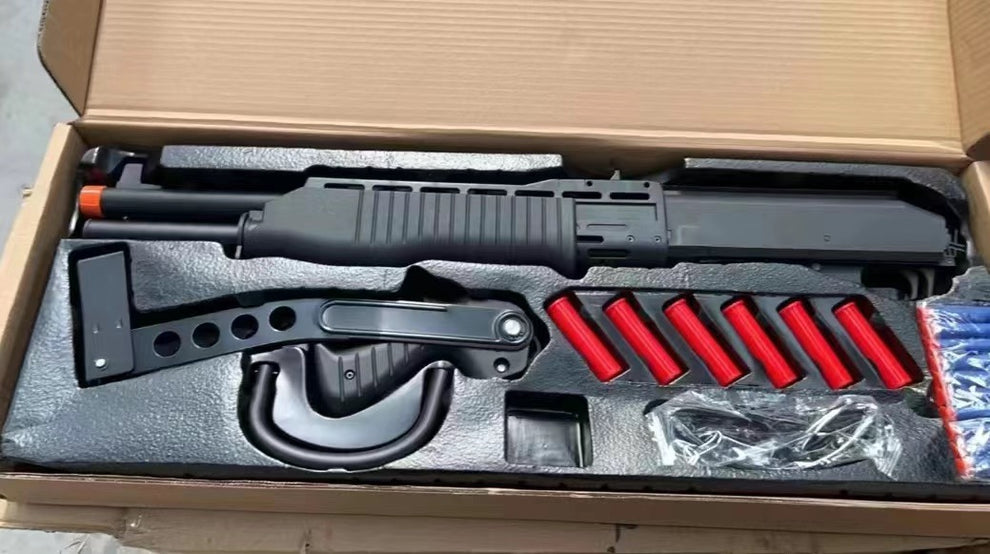 UDL SPAS-12 Shell Ejection Soft Bullet Gun - Adult Toy Shotgun – AKAG TOY