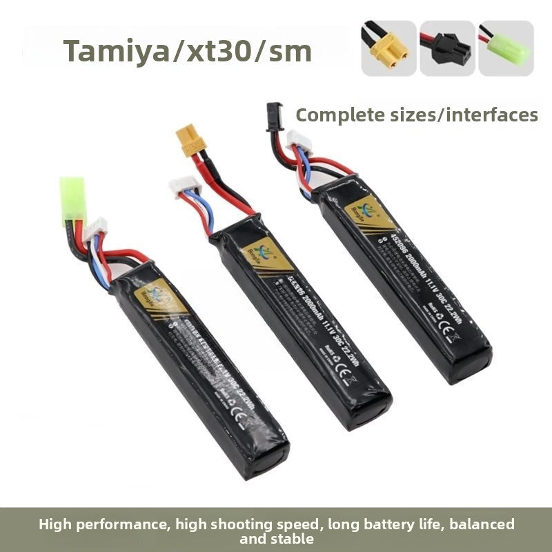 High Quality SM/Tamiya/XT30 Plug Lithium Ion Battery Large Capacity 11 ...