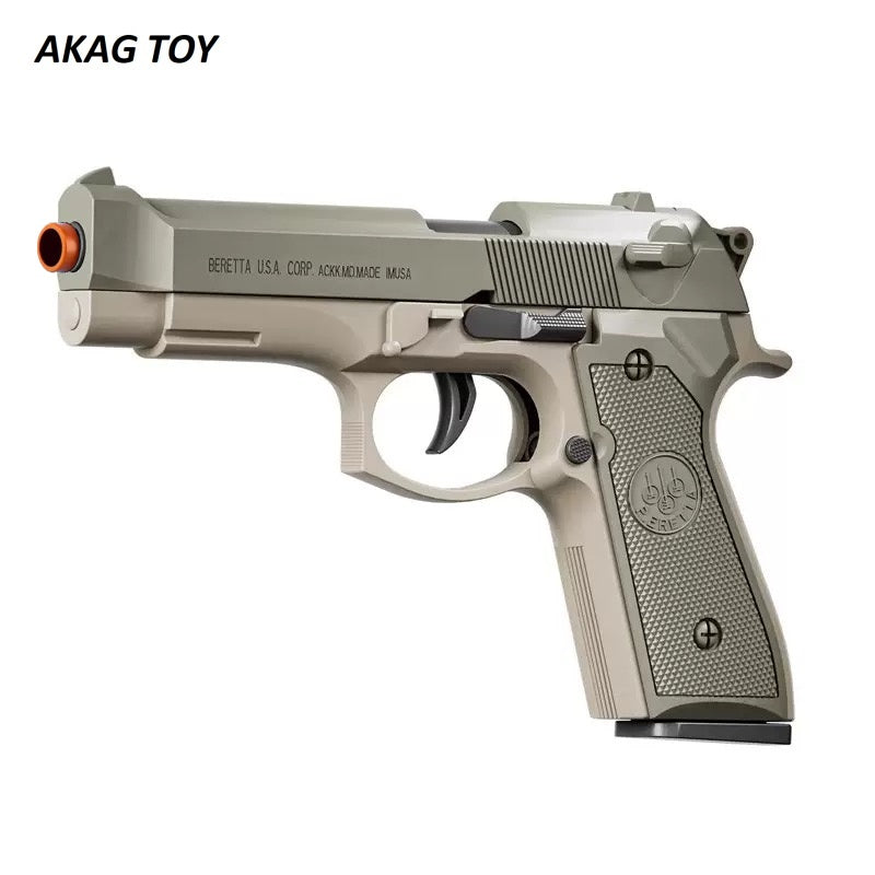 Beretta M92 Blowback Shell Ejection Soft Bullet Gun-Toy Pistol – AKAG TOY