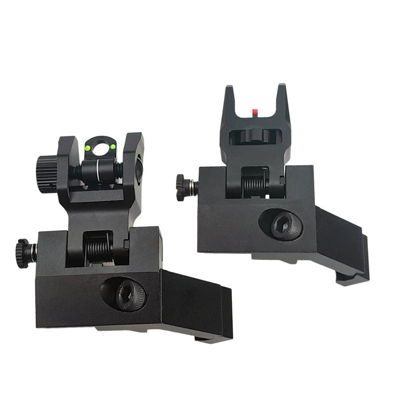 Foldable Metal Fiber Optic Front And Rear Sights Iron Sights – AKAG TOY