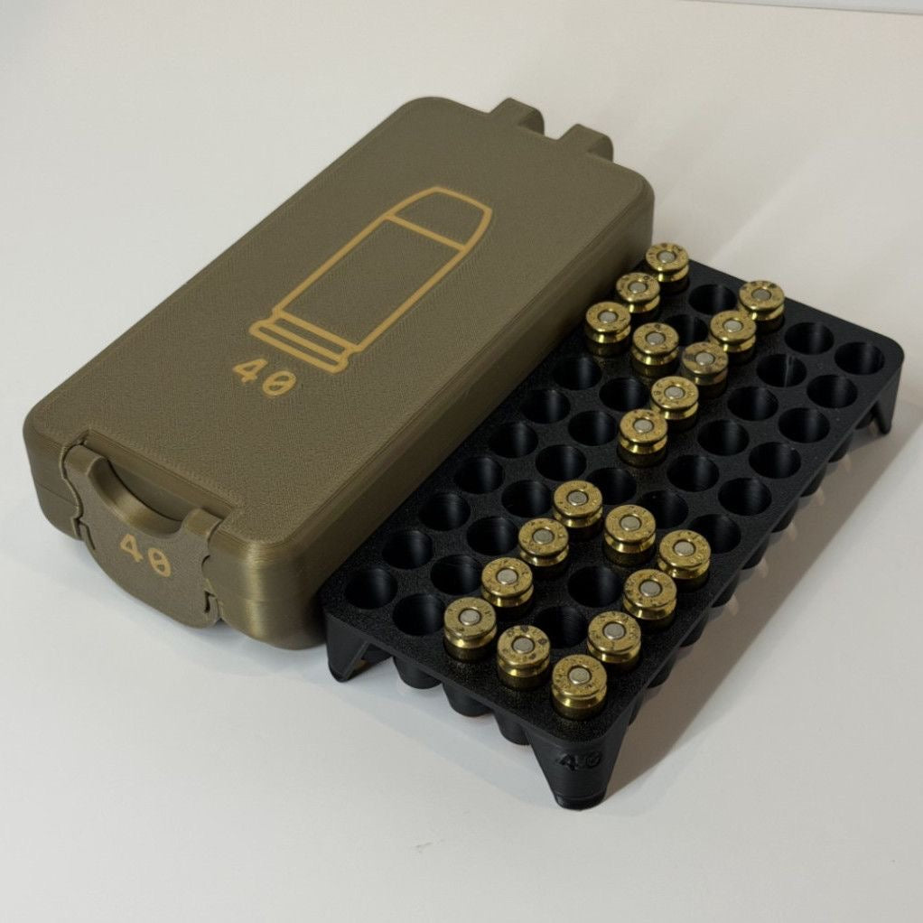 3D Printer 40 S&W Bullet Storage Box – AKAG TOY