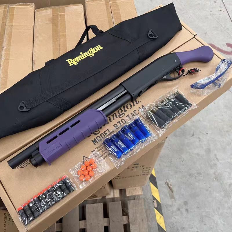 LDT M870 Dual-Use Version Shell Ejection Spray Soft Bullet Toy Gun ...