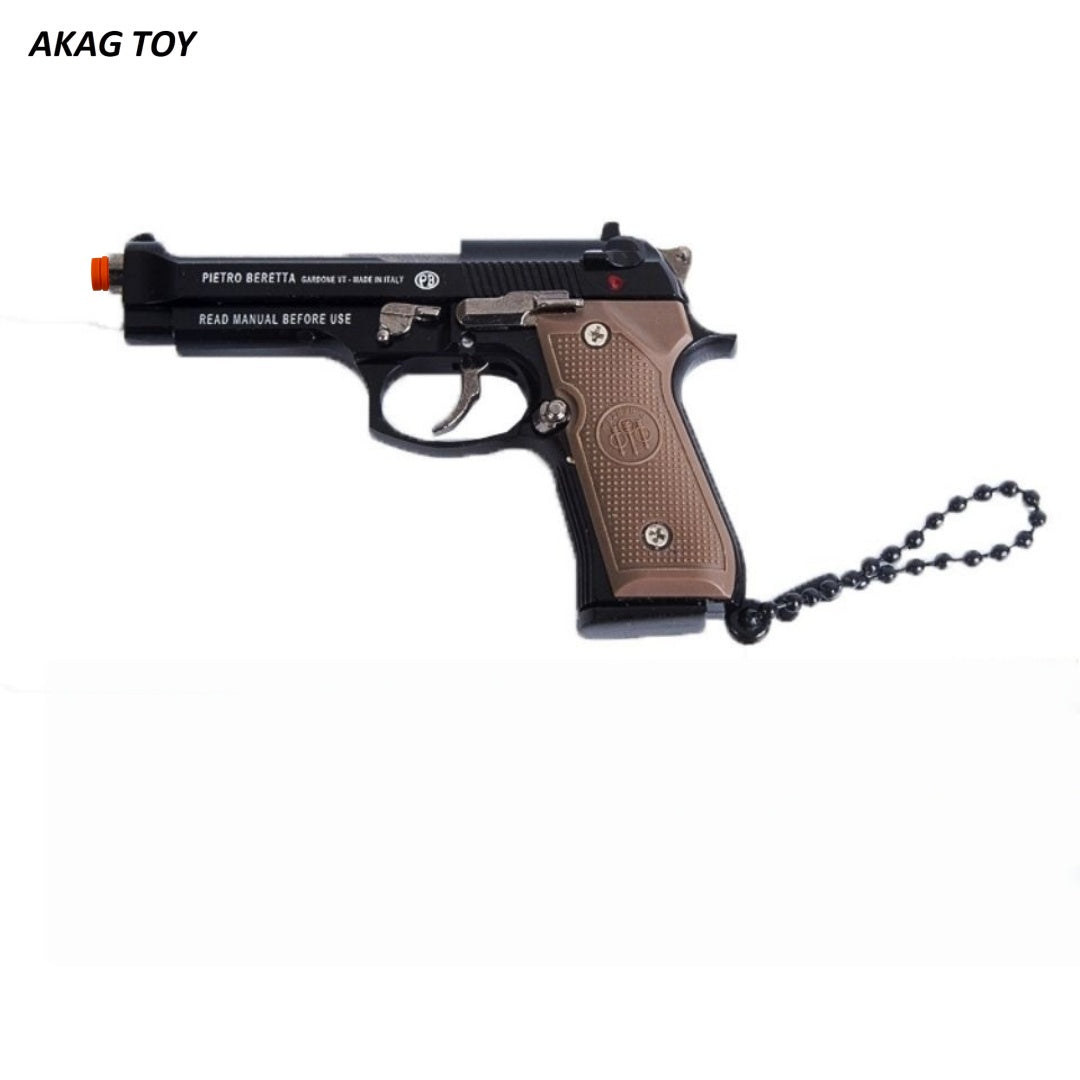 1:3 Beretta M92 Metal Toy Gun Keychain Model – AKAG TOY