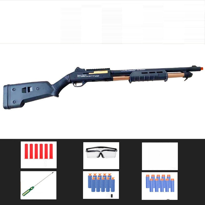 BLG M870 Remington Shotgun Shell Ejection Soft Bullet Gun - Toy Gun ...