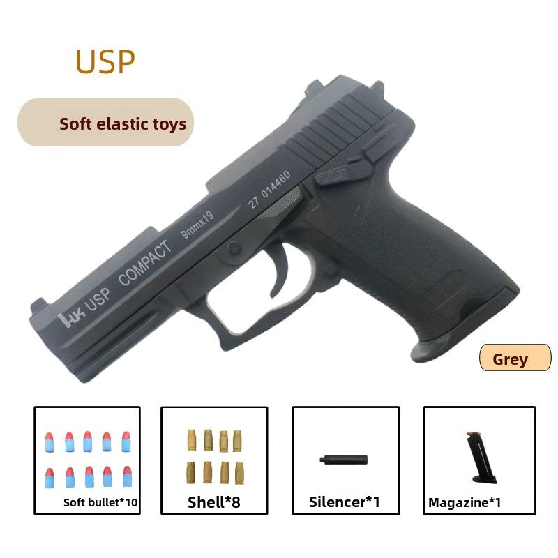 USP Manual Shell Ejection Soft Bullet Gun Pistol – AKAG TOY
