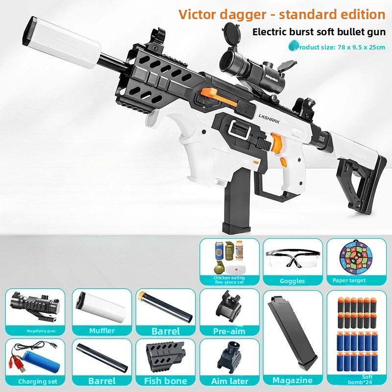Vector Dagger Electric High-Speed Automatic Soft Bullet Gun – AKAG TOY