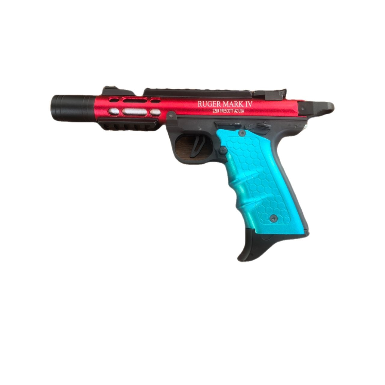 Full Metal Ruger Mark IV Competition Hand-Pull Gel Blaster Toy Pistol ...