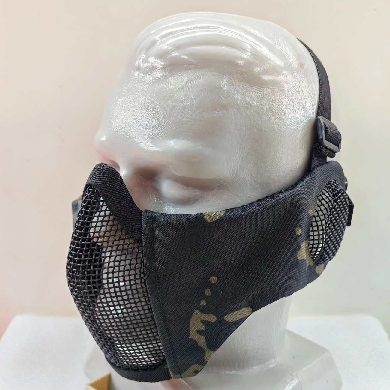Bazaar V14 Face and Ear Protection Steel Mesh Tactical Mask – AKAG TOY