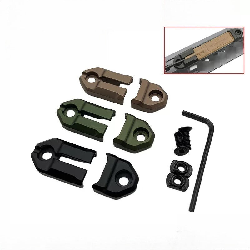 DBAL-A2 M300 M600 Flashlight M-LOK Metal Rat Tail Slot Mounting Bracke ...